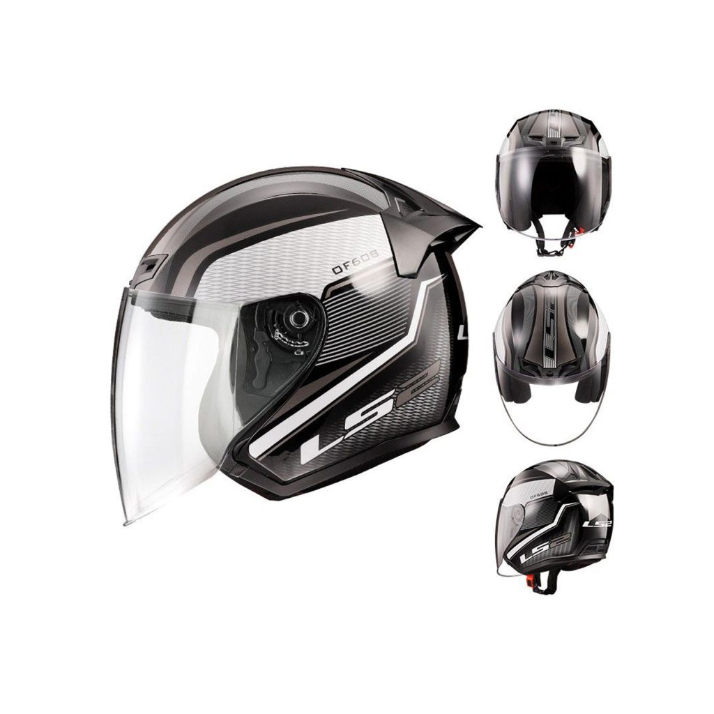 LS2 OF608 Phantom Half Face Helmet – Wheels Scooter House